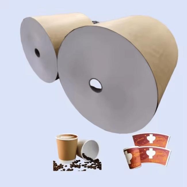 PLA coated paper roll sample