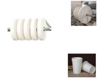 China 100% Biodegradable Single/ Double PLA Paper Cup Raw Materia Paper Bottom Roll for paper cup and bowl for sale