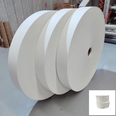 China PE Coated Cup Paper Bottom Roll for Disposable Single Wall Paper Cups for Food Service and Retail for sale