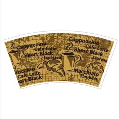 China Eco-Friendly Food Grade Single PE Coating Disposable Paper Fan Cup Free Samples Fast Shipping for sale