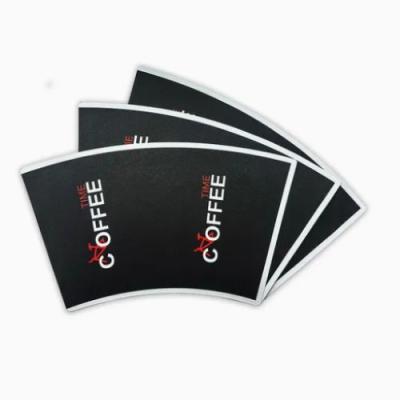 Cina Ventaglio di carta per coppetta in carta alimentare PE 100% pasta di legno vergine per coppetta gelato caffè in vendita