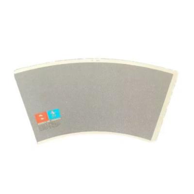 China Eco Conscious Paper Cup Fan Designed with Water Base PE PLA Coated for sale
