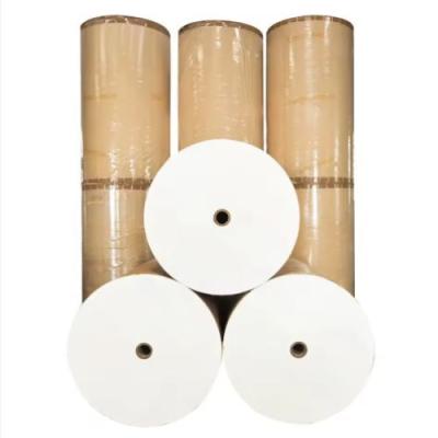 China PLA Coated Paper Roll 150-350GSM Woodfree Offset Paper Printing for sale