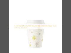 Biologisch afbreekbare espressopapierbekers 2oz 4oz 6oz PLA coating Eco Friendly