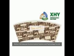 Single or Double Sided PE Coated Paper Cup Fan for High-Temperature Resistance