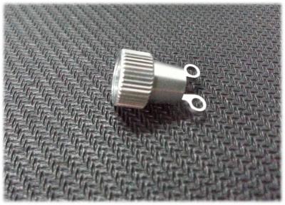 Cina Parti di alluminio su ordinazione di CNC della testa del supporto placcate cromo, diametro 7,00 ~ 10,50 millimetri in vendita