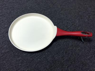 China Forged aluminum /inner ceramic coating /red pizza pan /outer heat resistant painting for sale