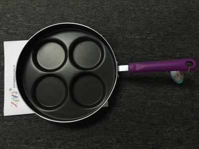 China Stamping Aluminum Egg pan / non-stick coating /Bottom spiral with painting for sale
