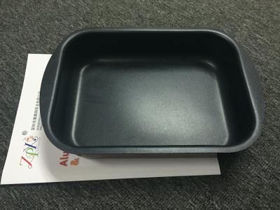 China Aluminum square pan  for BBQ pan or roaster non-stick coating/outer heat resistant painting for sale