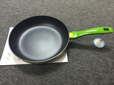 China Stamping aluminum non-stick coating--green metallic painting / bottom induction for sale
