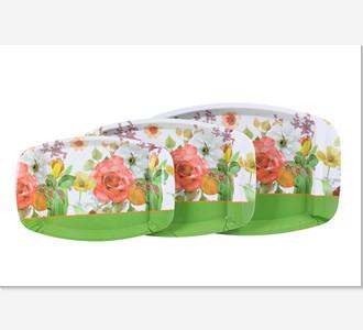 China Melamine tray - high quality and beautiful design with 3 sizes for sale