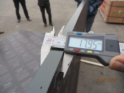 China KINGPLUS film faced plywood ANTI-SLIP for construction,building material.imported dynea film.china factory supplier for sale