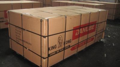 China KINGKONG BRAND FILM FACED PLYWOOD, 'MR' GLUE, POPLAR CORE, BLACK FILM or BLACK PRINTED FILM for sale