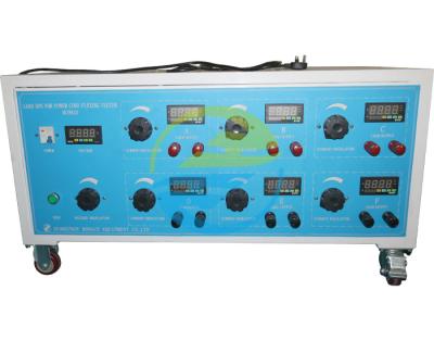 China 6 stations Load Box For Power Cord Flexing Tester met kabelproefapparatuur Te koop