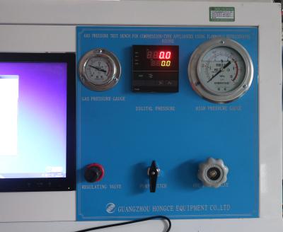 China IEC 60335-2-24 Home Appliance Testing Equipment Gas Pressure Test Bench For Compression-type Appliances for sale