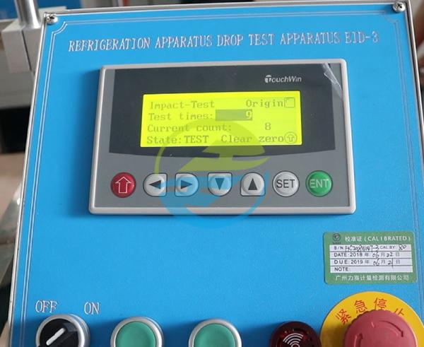 Τυποποιημένο εξοπλισμό δοκιμής πτώσης κατά την πρόσκρουση και την ψύξη IEC 60335-2-24