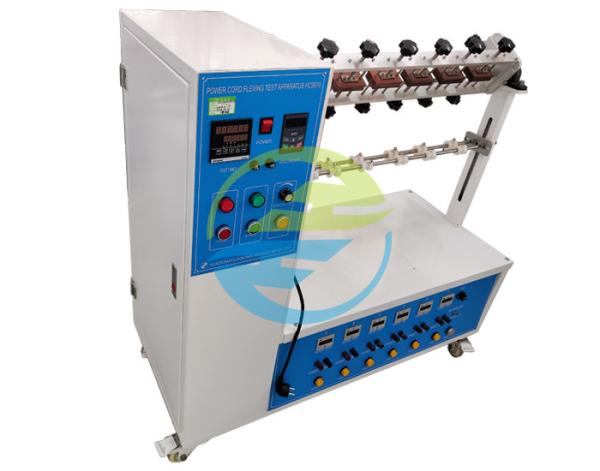 UL817 Tester di piegatura del cavo di alimentazione con 6 stazioni Intelligent Detection Testa di resistenza alla trazione ± 180° Regolabile Alta precisione Progettazione durevole