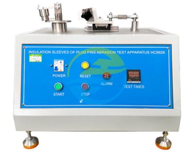 China HC9926 Plug Insulation Sheath Abrasion Tester IEC Test Equipment 999,999 Cycles 4N Precision Pressure Smart Home Appliance Safety Guard for sale