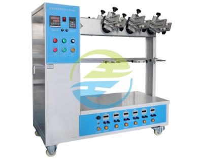 China EV Charging Connector Cable Tester with 0-60 Times/Min Swing Speed 0-180 Swing Angle and 6 Stations for Tensile Strength and Flex Durability Testing for sale