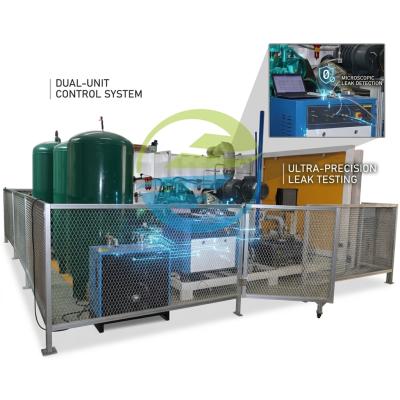 China Automatic Helium Leak Testing Machine Delivering Low False Alarm for Compressor Inspection for sale