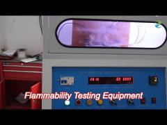 IEC60950 Flammability Testing Equipment / Heavy Current Ignition Tester Button Operation With Smoke