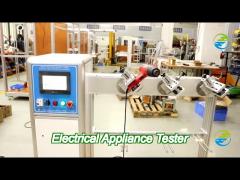 50Hz Electrical Appliance Tester , Power Cord Flexibility Preformance Tester 3 Station , 6 Station