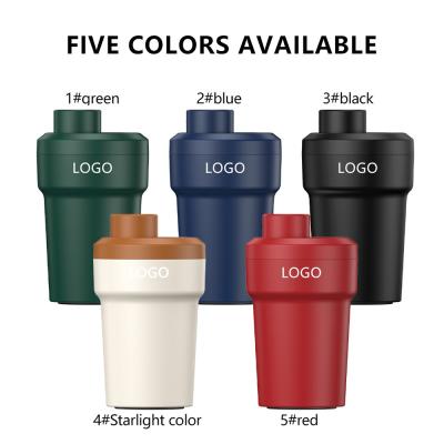 Cina Portatile Portatile Auto Viaggio Sheesha Hookah Coppa Logo personalizzabile Mini Shisha Hookah Set in vendita