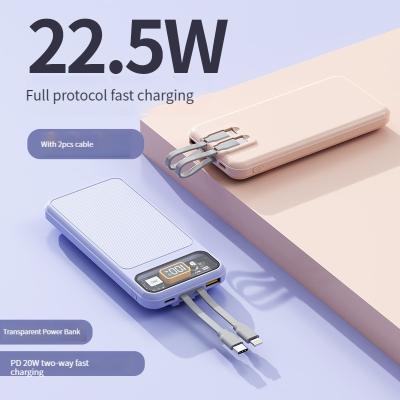 Cina Stazione di alimentazione per cellulari 10000mAh Capacità reale Carica rapida 22.5W Supporto di carica rapida in vendita