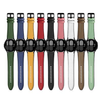 Cina Banda da orologio in pelle di silicone Designer Smart per Samsung Galaxy Watch 4 100% QC Passato in vendita
