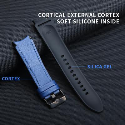 Cina Banda da orologio in pelle di silicone Designer Smart per Samsung Galaxy Watch 4 100% QC Passato in vendita