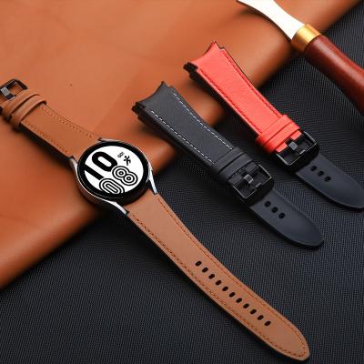 Cina Banda da orologio in pelle di silicone Designer Smart per Samsung Galaxy Watch 4 100% QC Passato in vendita