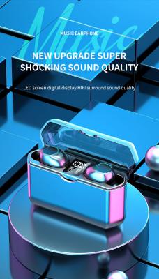 Cina 2000mAh Power Bank True Wireless Stereo Earphone con voce HD Modello di chipset AB5616A3 in vendita