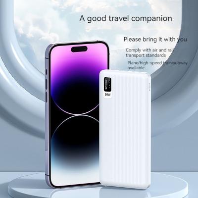China 10W Power Micro USB Input Interface Ultra Slim 10000mah Power Bank voor iPhone 15 Te koop