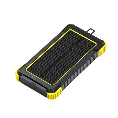 Cina Uscita wireless 5W Solar Power Bank 2.1A Uscita 10000mAh per iPhone 15 Ricarica all'aperto in vendita