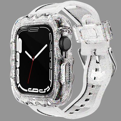 Cina Moderne 6 colori TPU Loop sostituzione Sport Bands per Apple Watch 7 e conveniente in vendita