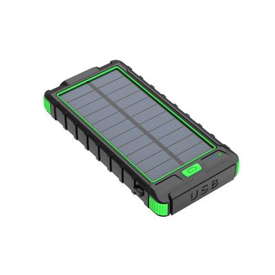 China Micro USB Input Interface 10000mAh Power Bank com bússola e alimentação solar à venda