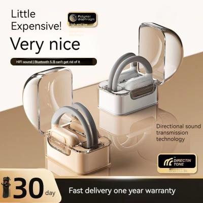 Cina Auricolare stereo indossabile wireless con BT 5.3 e AI Call Noise Cancelling 30H Playtime in vendita