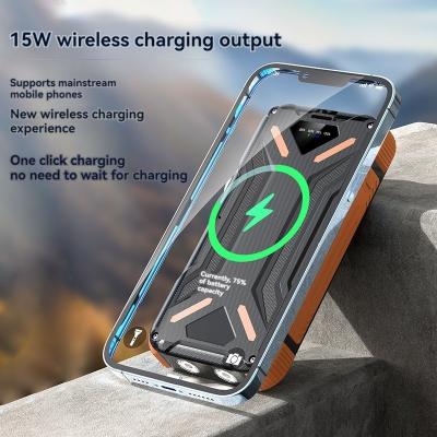 Cina Wireless 15W/USB 22.5W Output Solar Power Bank 20000mAh per cellulari Smartphone in vendita