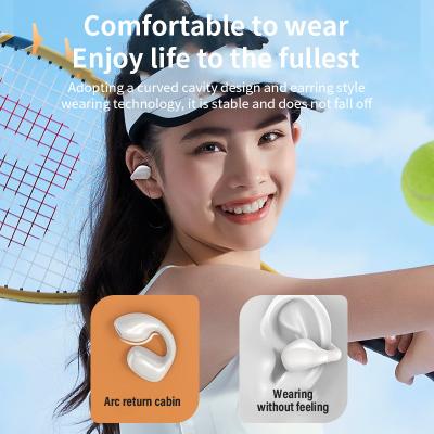 Cina AAC Codecs Conduczione ossea Earphone Clip Earring Ear Hook Headset per sport e ambie in vendita