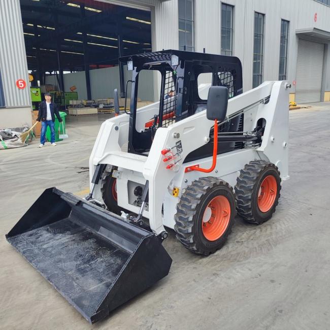 Small Forklift Slip Loader Multi-Function Diesel Loader Skid Steer Loader
