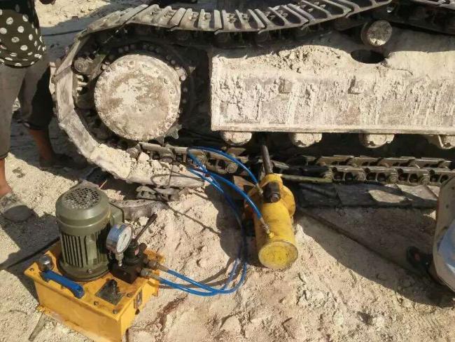1.5kw Track Pin Removal Equipment Disassembly Construction Machinery Track Pin Disassembling