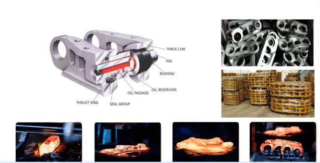 Excavator Undercarriage Parts Track Chain Assembly Track Link Sell