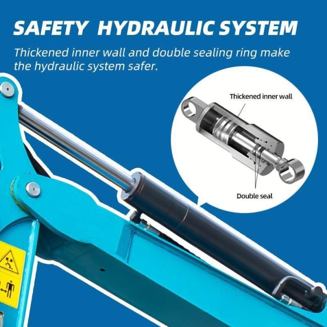 New Garden Digger Mini Telescopic Boom Track Mini Small Excavator for Sale