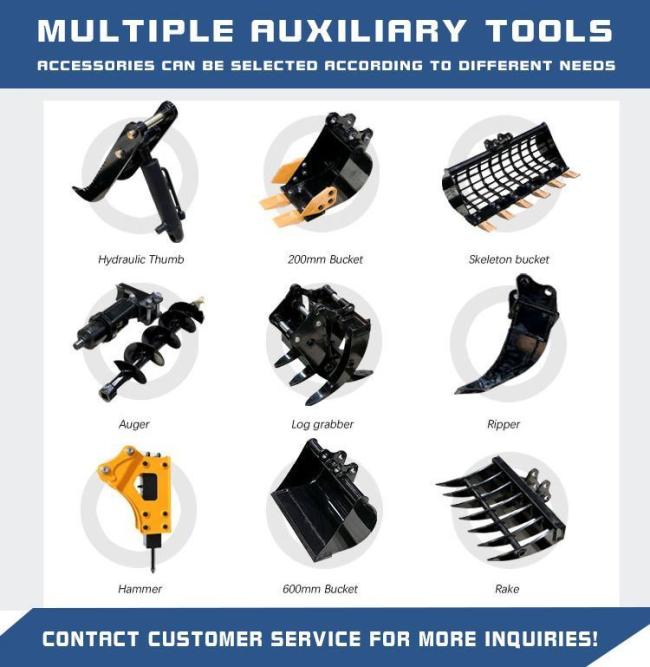 Fast Shipping Brand New Small Excavator Efficient Mini Crawler Excavator with Hydraulic