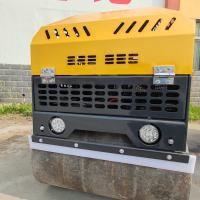 China Small Road Roller Walk-Behind Ride-on Compactor Mini Vibrating Roller Vibration for sale