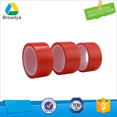 China PET/PVC Double sides adhesive tape jumbo rolls with film liner for sale