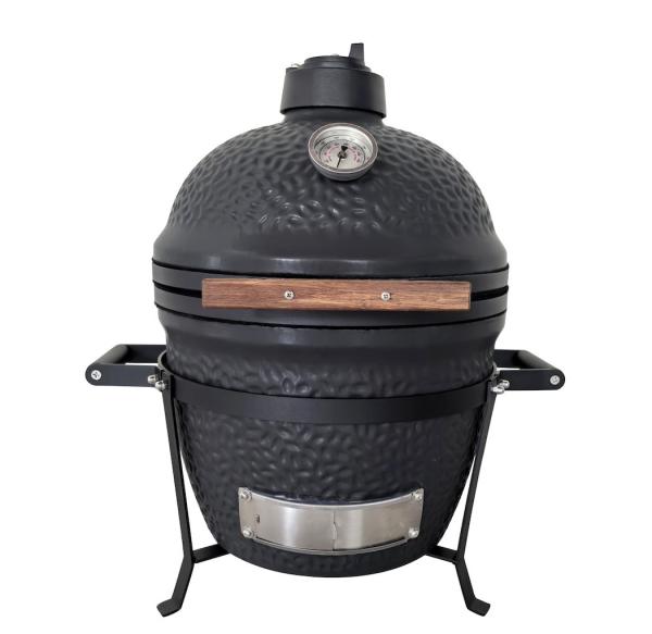 Fuel Efficiency Kamado Grill And Smoker Portable Lightweight 16 Inch Kamado BBQ