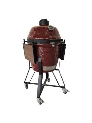 Cina Glossoso Rosso profondo Grande Kamado Grill Facile da cucinare Alta versatilità Efficiente consumo di carburante in vendita