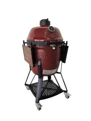 Cina Grill a ghiaccio regolabile Kamado a prova di corrosione da 22 pollici Finito liscio in vendita