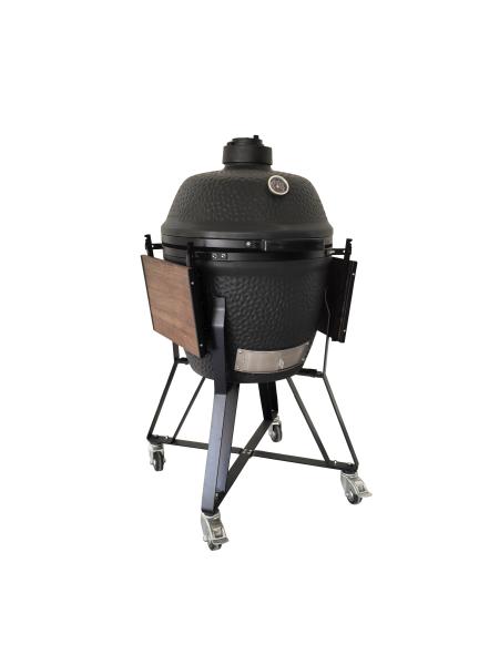 Adjustable Height Large Ceramic Grill Easily Assembled Nonstick for Barbecue